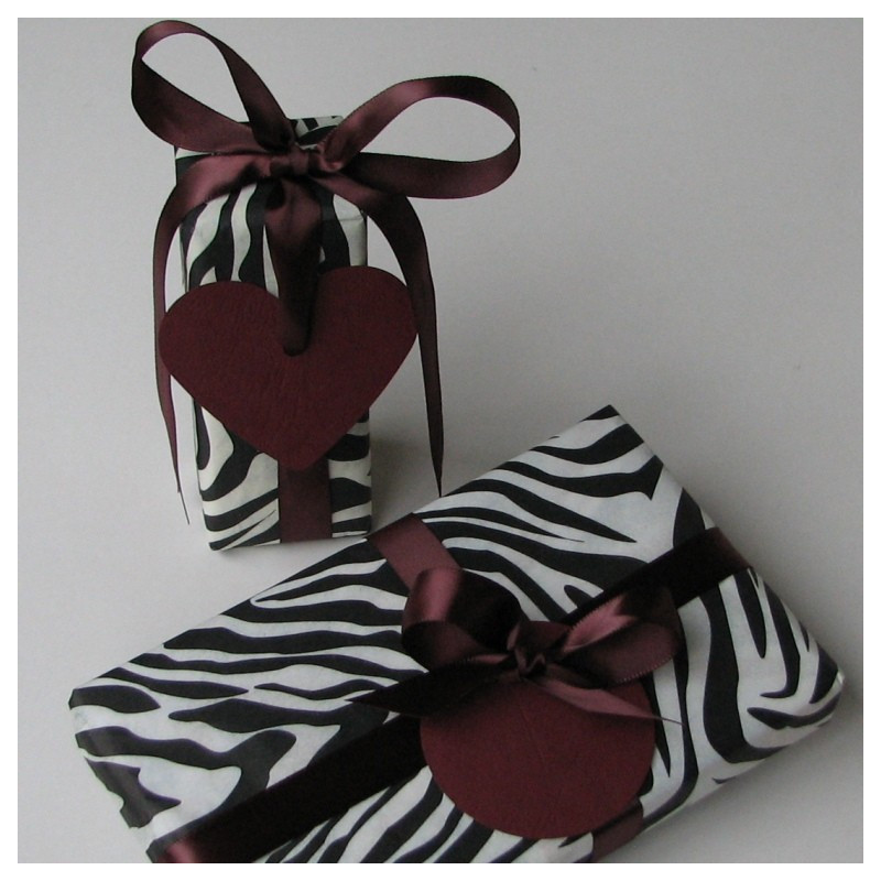 zebra gift wrap pack